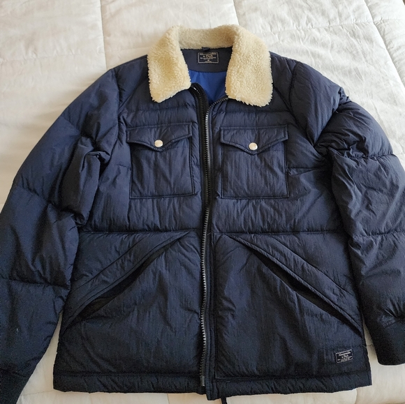 Abercrombie & Fitch | Jackets & Coats | Abercrombie And Fitch Sherpa Collar Puffer | Poshmark